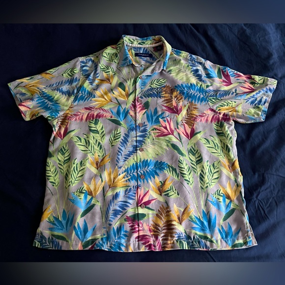 Tommy Bahama | Shirts | Tommy Bahama Island Zone Silk And Polyester ...